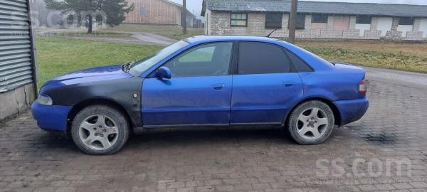 Blue Audi A4 1997 in Cesis, with an engine capacity of 1.90 L and mileage of 426 thousand km for 1550 €, photo 1 on AUTOMOTO.COM.LV