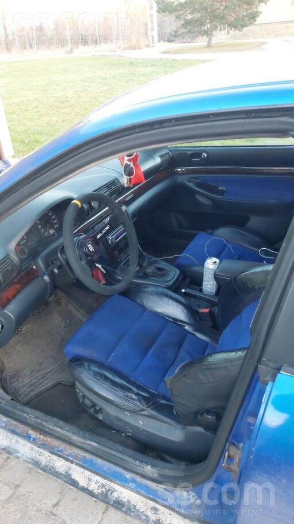 Blue Audi A4 1997 in Cesis, with an engine capacity of 1.90 L and mileage of 426 thousand km for 1550 €, photo 7 on AUTOMOTO.COM.LV