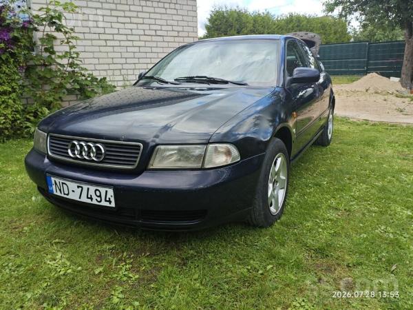 Zils Audi A4 1997 Rēzekne, ar dzinēja tilpumu 1.90 L un nobraukumu 340 tūkst. km par 1150 €, foto 1 vietnē AUTOMOTO.COM.LV