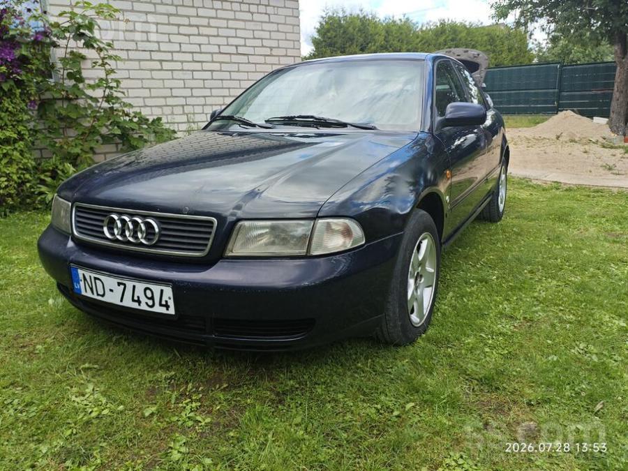 Blue Audi A4 1997 in Rezekne, with an engine capacity of 1.90 L and mileage of 340 thousand km for 1150 €, photo 1 on AUTOMOTO.COM.LV