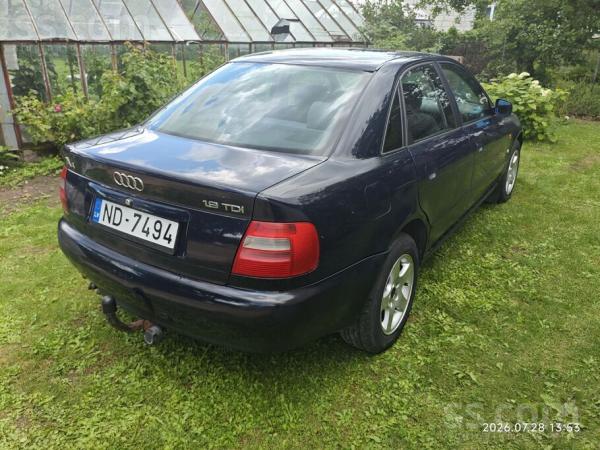 Zils Audi A4 1997 Rēzekne, ar dzinēja tilpumu 1.90 L un nobraukumu 340 tūkst. km par 1150 €, foto 3 vietnē AUTOMOTO.COM.LV