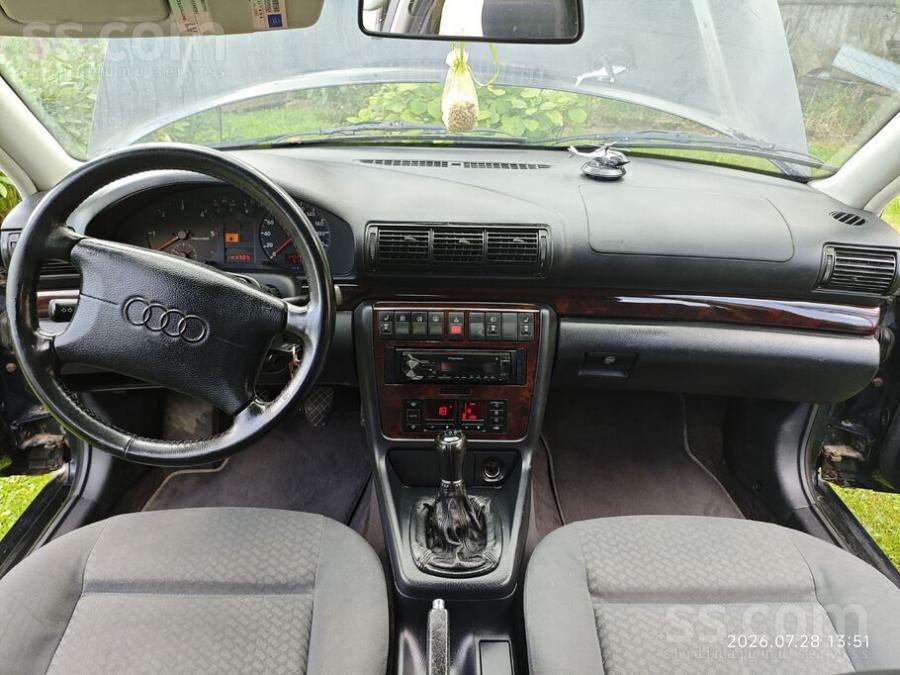 Blue Audi A4 1997 in Rezekne, with an engine capacity of 1.90 L and mileage of 340 thousand km for 1150 €, photo 21 on AUTOMOTO.COM.LV