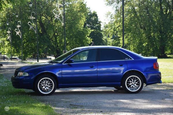 Zils Audi A4 1997 Rokiškis, ar dzinēja tilpumu 1.90 L un nobraukumu 580 tūkst. km par 5250 €, foto 8 vietnē AUTOMOTO.COM.LV