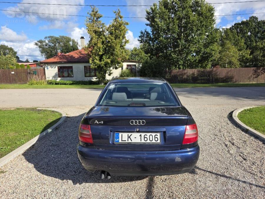 Синий Ауди А4 1997 в Вентспилс, объемом двигателя 1.90 л и пробегом 562 тыс. км за 650 €, фото 8 на AUTOMOTO.COM.LV