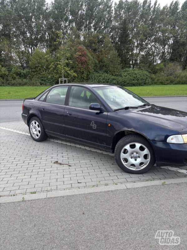 Blue Audi A4 1997 in Kretinga, with an engine capacity of 1.60 L and mileage of 253 thousand km for 750 €, photo 3 on AUTOMOTO.COM.LV