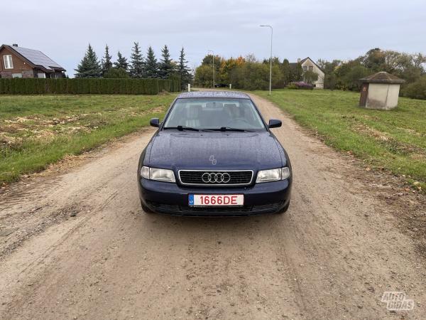 Blue Audi A4 1997 in Kaisiadorys, with an engine capacity of 1.80 L and mileage of 215 thousand km for 950 €, photo 1 on AUTOMOTO.COM.LV