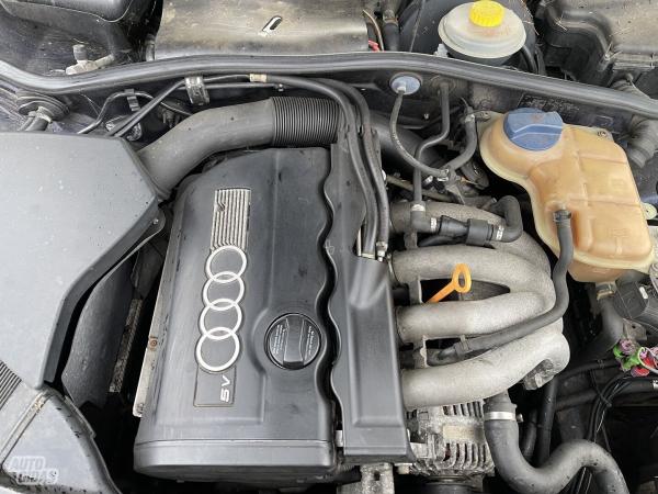 Blue Audi A4 1997 in Kaisiadorys, with an engine capacity of 1.80 L and mileage of 215 thousand km for 950 €, photo 8 on AUTOMOTO.COM.LV