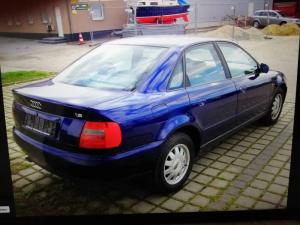 Blue Audi A4 1998 in Saldus, with an engine capacity of 1.60 L and mileage of 155 thousand km for 1900 €, photo 3 on AUTOMOTO.COM.LV