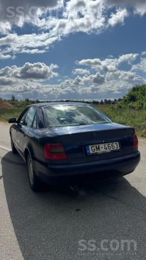 Blue Audi A4 1998 in Tukums, with an engine capacity of 1.60 L and mileage of 266 thousand km for 1100 €, photo 4 on AUTOMOTO.COM.LV