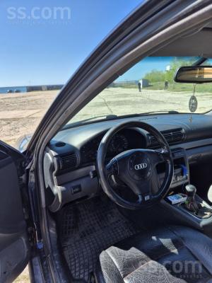 Blue Audi A4 1999 in Liepaja, with an engine capacity of 1.80 L and mileage of 293 thousand km for 950 €, photo 12 on AUTOMOTO.COM.LV