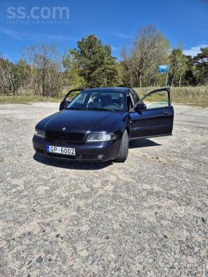 Blue Audi A4 1999 in Liepaja, with an engine capacity of 1.80 L and mileage of 293 thousand km for 950 €, photo 15 on AUTOMOTO.COM.LV