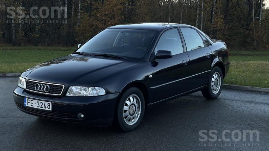Blue Audi A4 1999 in Cesis, with an engine capacity of 1.90 L and mileage of 417 thousand km for 1650 €, photo 1 on AUTOMOTO.COM.LV
