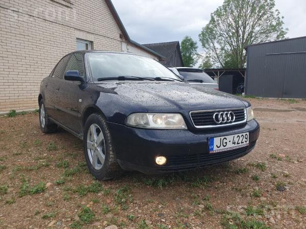Blue Audi A4 1999 in Jelgava, with an engine capacity of 1.90 L and mileage of 425 thousand km for 1700 €, photo 2 on AUTOMOTO.COM.LV