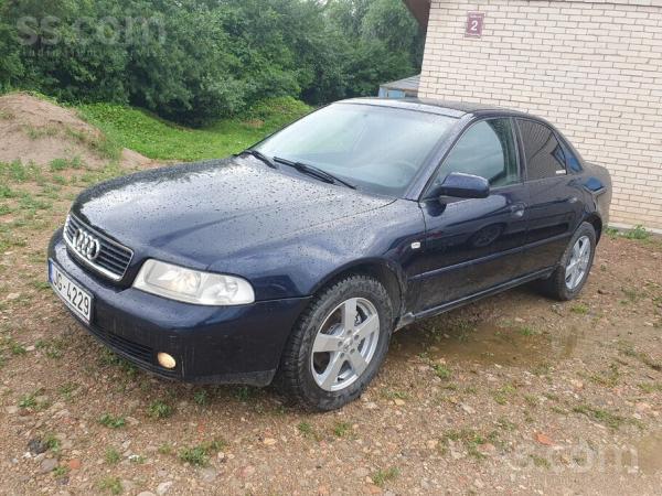 Blue Audi A4 1999 in Jelgava, with an engine capacity of 1.90 L and mileage of 425 thousand km for 1700 €, photo 5 on AUTOMOTO.COM.LV
