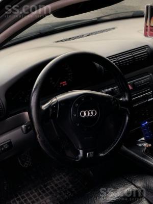 Zils Audi A4 1999 Liepāja, ar dzinēja tilpumu 1.80 L un nobraukumu 294 tūkst. km par 1100 €, foto 3 vietnē AUTOMOTO.COM.LV