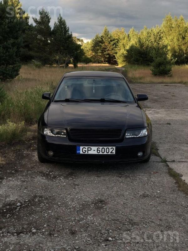 Blue Audi A4 1999 in Liepaja, with an engine capacity of 1.80 L and mileage of 294 thousand km for 1100 €, photo 4 on AUTOMOTO.COM.LV