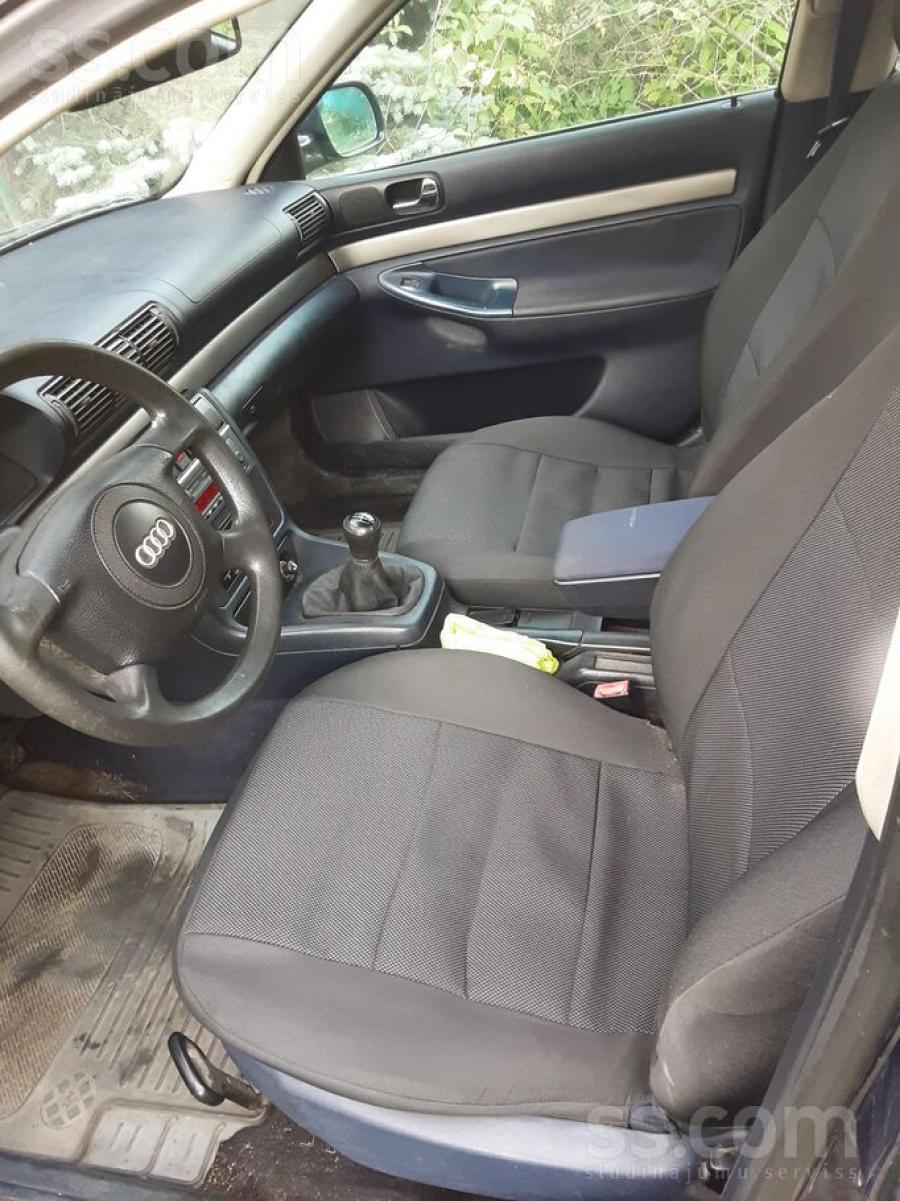 Zils Audi A4 1999 Jēkabpils, ar dzinēja tilpumu 1.90 L un nobraukumu 378 tūkst. km par 1300 €, foto 7 vietnē AUTOMOTO.COM.LV