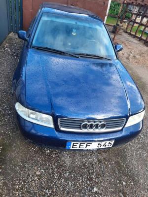 Blue Audi A4 1999 in Alytus, with an engine capacity of 1.60 L and mileage of 265 thousand km for 1100 €, photo 4 on AUTOMOTO.COM.LV