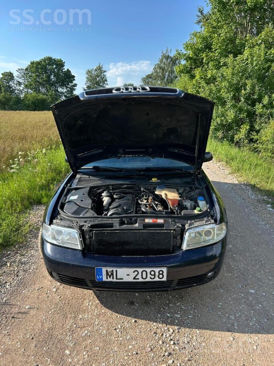 Zils Audi A4 2000 Liepāja, ar dzinēja tilpumu 1.90 L un nobraukumu 402 tūkst. km par 1250 €, foto 1 vietnē AUTOMOTO.COM.LV