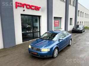 Blue Audi A4 2000 in Riga, with an engine capacity of 3.00 L and mileage of 137 thousand km for 2850 €, photo  on AUTOMOTO.COM.LV