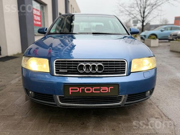 Blue Audi A4 2000 in Riga, with an engine capacity of 3.00 L and mileage of 137 thousand km for 2850 €, photo 7 on AUTOMOTO.COM.LV
