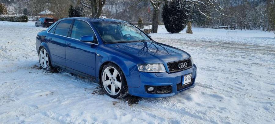 Blue Audi A4 2000 in Vilnius, with an engine capacity of 2.50 L and mileage of 419 thousand km for 3250 €, photo 2 on AUTOMOTO.COM.LV
