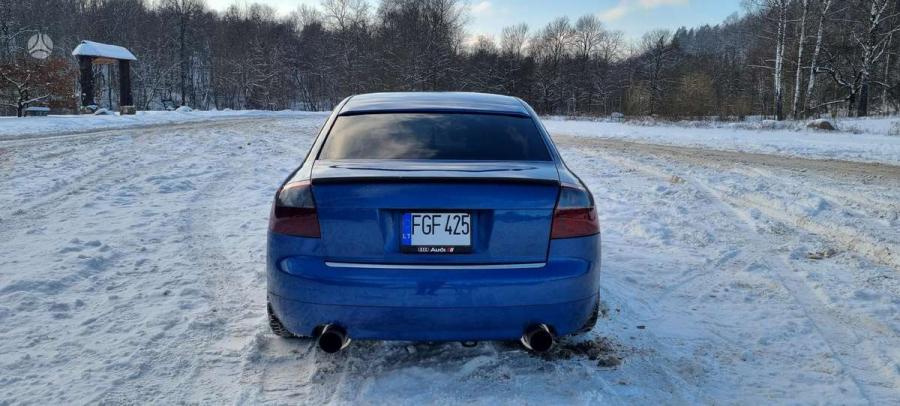Blue Audi A4 2000 in Vilnius, with an engine capacity of 2.50 L and mileage of 419 thousand km for 3250 €, photo 8 on AUTOMOTO.COM.LV
