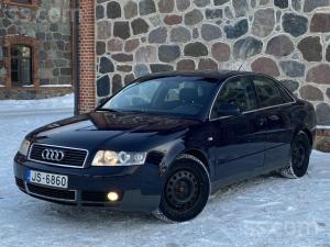 Blue Audi A4 2001 in Riga, with an engine capacity of 1.90 L and mileage of 287 thousand km for 1650 €, photo  on AUTOMOTO.COM.LV