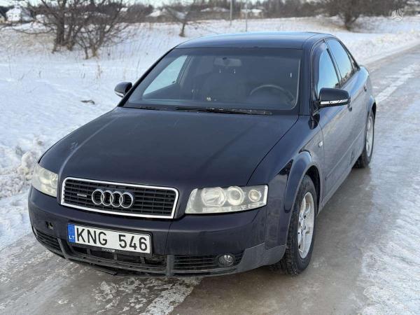 Zils Audi A4 2001 Viļņa, ar dzinēja tilpumu 1.90 L un nobraukumu 332 tūkst. km par 1050 €, foto 1 vietnē AUTOMOTO.COM.LV