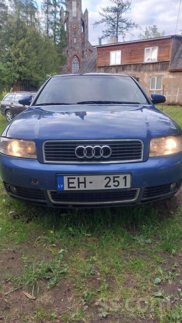 Blue Audi A4 2001 in Madona, with an engine capacity of 2.00 L and mileage of 232 thousand km for 950 €, photo 1 on AUTOMOTO.COM.LV