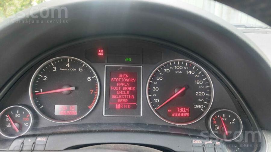 Zils Audi A4 2001 Madona, ar dzinēja tilpumu 2.00 L un nobraukumu 232 tūkst. km par 950 €, foto 6 vietnē AUTOMOTO.COM.LV