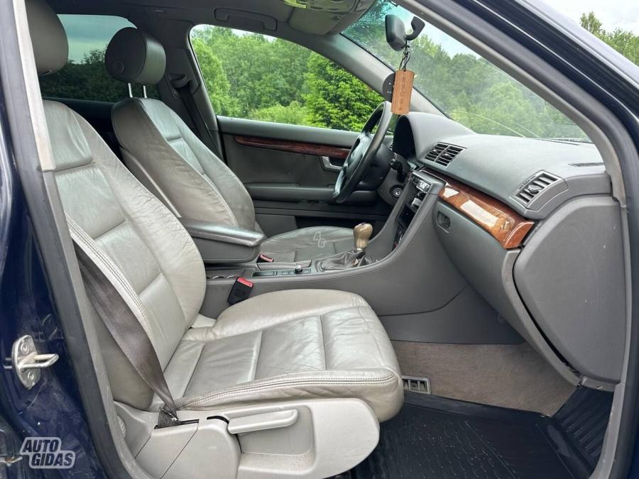 Blue Audi A4 2001 in Vilnius, with an engine capacity of 1.90 L and mileage of 421 thousand km for 550 €, photo 9 on AUTOMOTO.COM.LV