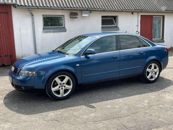 Zils Audi A4 2001 Telšiai, ar dzinēja tilpumu 1.78 L un nobraukumu 244 tūkst. km par 2200 €, foto 1 vietnē AUTOMOTO.COM.LV