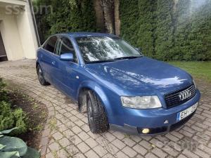 Blue Audi A4 2001 in Riga, with an engine capacity of 2.00 L and mileage of 235 thousand km for 1200 €, photo  on AUTOMOTO.COM.LV