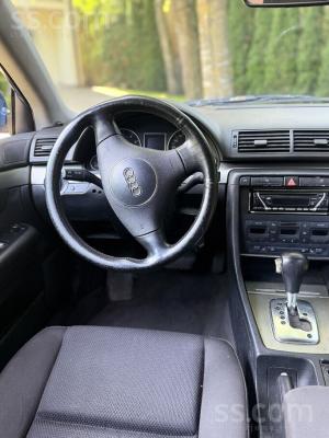 Blue Audi A4 2001 in Riga, with an engine capacity of 2.00 L and mileage of 235 thousand km for 1200 €, photo 13 on AUTOMOTO.COM.LV