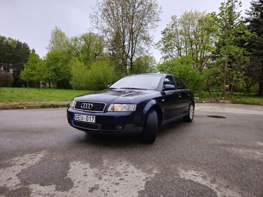 Zils Audi A4 2001 Panevēža, ar dzinēja tilpumu 1.90 L un nobraukumu 393 tūkst. km par 1450 €, foto 1 vietnē AUTOMOTO.COM.LV