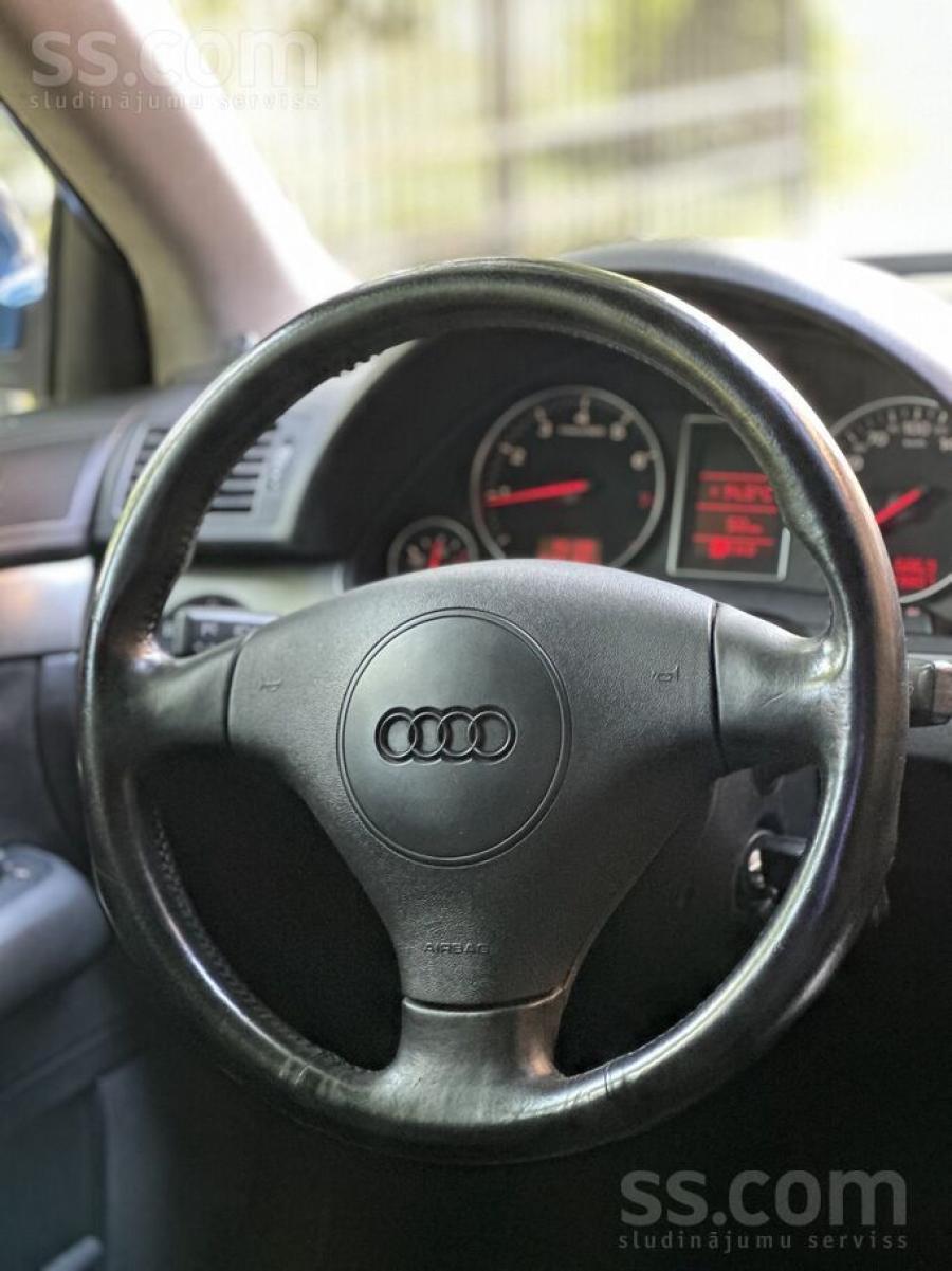 Zils Audi A4 2001 Cēsis, ar dzinēja tilpumu 2.00 L un nobraukumu 234 tūkst. km par 1290 €, foto 18 vietnē AUTOMOTO.COM.LV