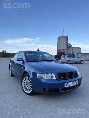 Zils Audi A4 2002 Tukums, ar dzinēja tilpumu 1.80 L un nobraukumu 183 tūkst. km par 3500 €, foto  vietnē AUTOMOTO.COM.LV