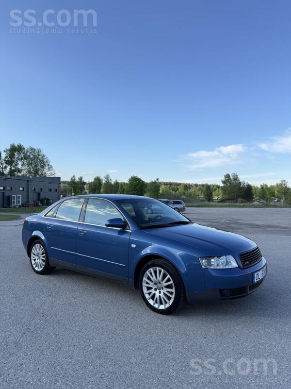 Blue Audi A4 2002 in Tukums, with an engine capacity of 1.80 L and mileage of 183 thousand km for 3500 €, photo 2 on AUTOMOTO.COM.LV