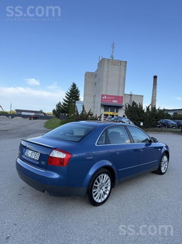 Blue Audi A4 2002 in Tukums, with an engine capacity of 1.80 L and mileage of 183 thousand km for 3500 €, photo 5 on AUTOMOTO.COM.LV