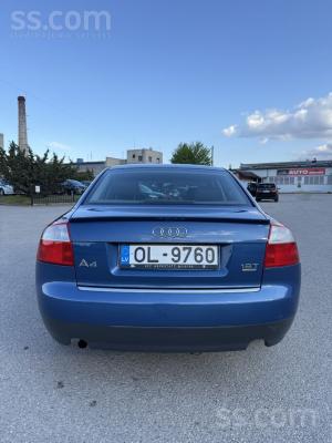 Zils Audi A4 2002 Tukums, ar dzinēja tilpumu 1.80 L un nobraukumu 183 tūkst. km par 3500 €, foto 8 vietnē AUTOMOTO.COM.LV