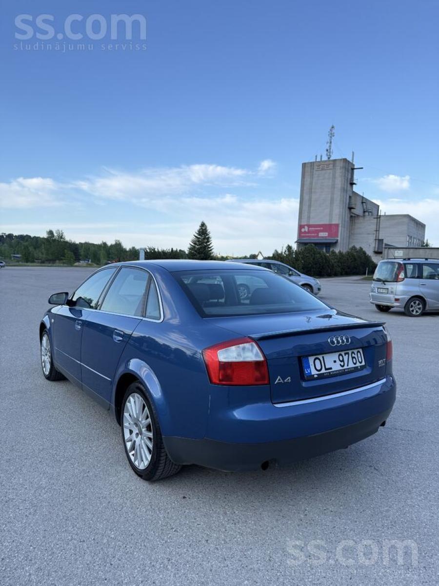 Zils Audi A4 2002 Tukums, ar dzinēja tilpumu 1.80 L un nobraukumu 183 tūkst. km par 3500 €, foto 9 vietnē AUTOMOTO.COM.LV