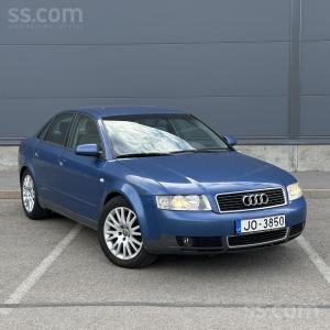 Blue Audi A4 2002 in Riga, with an engine capacity of 2.00 L and mileage of 295 thousand km for 1700 €, photo  on AUTOMOTO.COM.LV