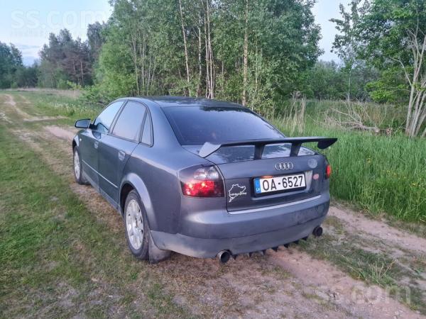 Blue Audi A4 2002 in Riga, with an engine capacity of 1.80 L and mileage of 344 thousand km for 950 €, photo 1 on AUTOMOTO.COM.LV