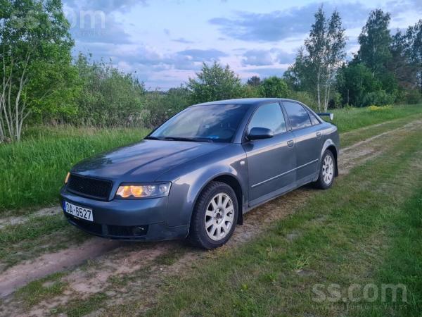 Blue Audi A4 2002 in Riga, with an engine capacity of 1.80 L and mileage of 344 thousand km for 950 €, photo 3 on AUTOMOTO.COM.LV