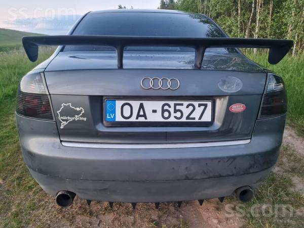 Blue Audi A4 2002 in Riga, with an engine capacity of 1.80 L and mileage of 344 thousand km for 950 €, photo 6 on AUTOMOTO.COM.LV