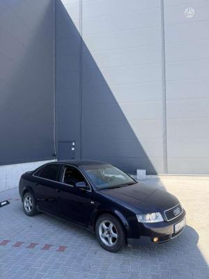 Zils Audi A4 2002 Šauļi, ar dzinēja tilpumu 1.90 L un nobraukumu 390 tūkst. km par 1550 €, foto  vietnē AUTOMOTO.COM.LV