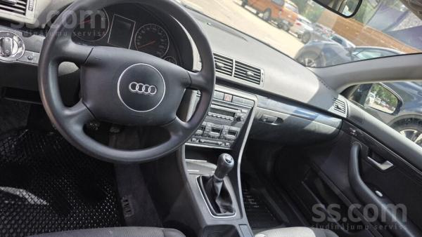 Blue Audi A4 2002 in Riga, with an engine capacity of 2.00 L and mileage of 214 thousand km for 800 €, photo 6 on AUTOMOTO.COM.LV