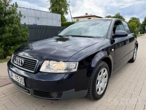 Blue Audi A4 2002 in Riga, with an engine capacity of 2.00 L and mileage of 209 thousand km for 1150 €, photo  on AUTOMOTO.COM.LV