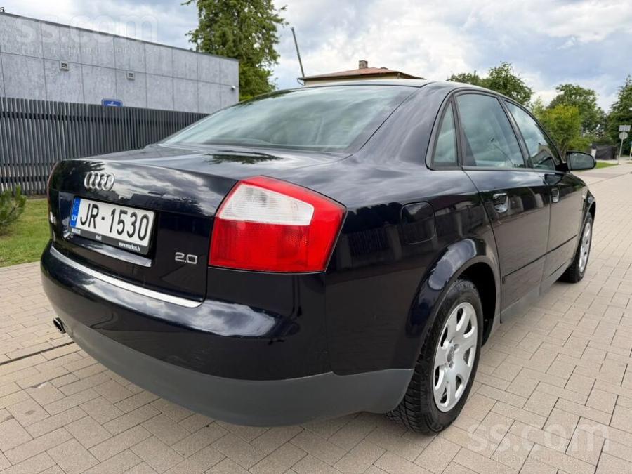 Zils Audi A4 2002 Rīga, ar dzinēja tilpumu 2.00 L un nobraukumu 209 tūkst. km par 1150 €, foto 8 vietnē AUTOMOTO.COM.LV